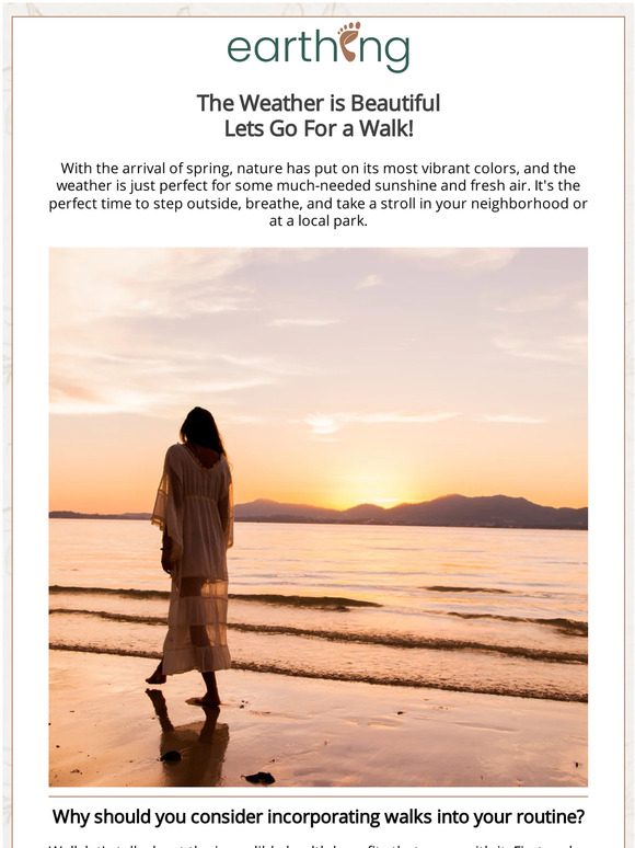 Earthing: Let's Go for a Walk! 👣 | Milled