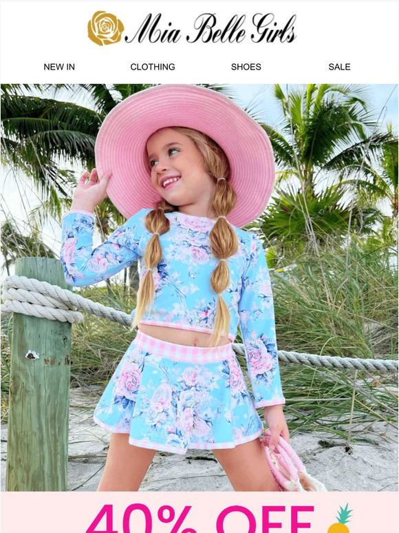 Mia Belle Baby: get ready for summer fun with 40% off these fresh looks ...