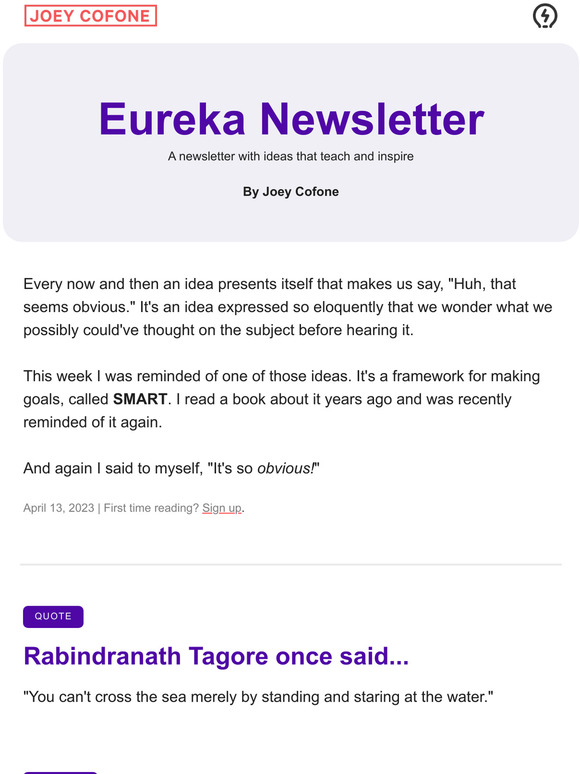 Spark.: Eureka: SMART Goals | Milled