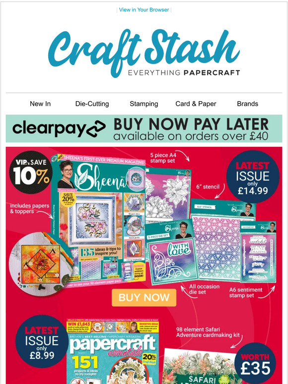 Craft Stash: NEW Sheena Premium Kit Magazine On Sale Today! | Milled