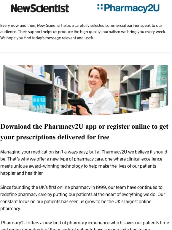 New Scientist: Get your prescriptions delivered for free | Milled