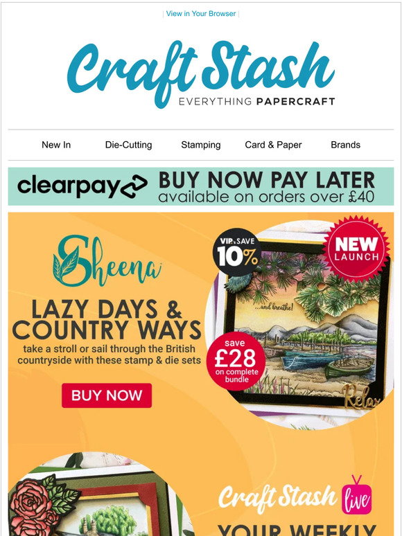 Craft Stash: Exciting NEW Launches From Sheena, Crafter's Companion ...