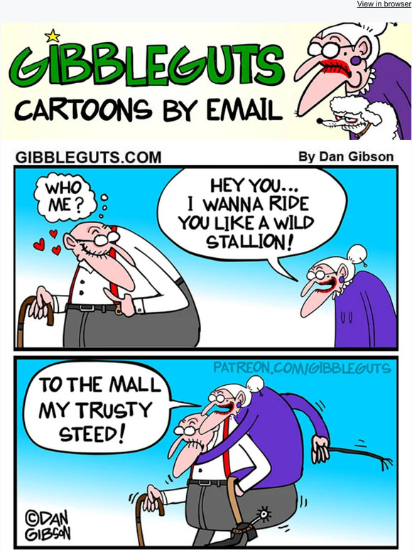 Gibbleguts: Gibbleguts Cartoon Friday April 13th 😀 | Milled