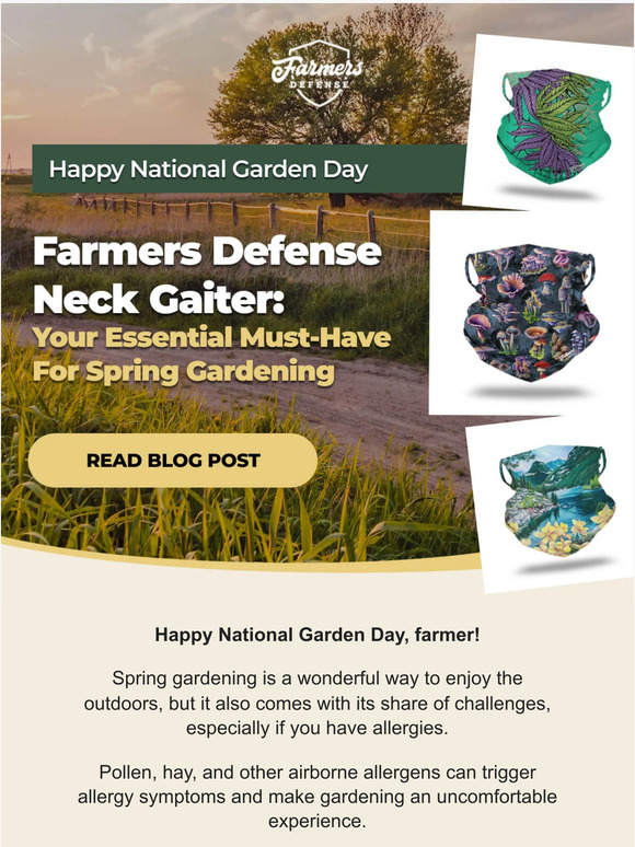 Farmers Defense: Happy National Garden Day, farmer! | Milled