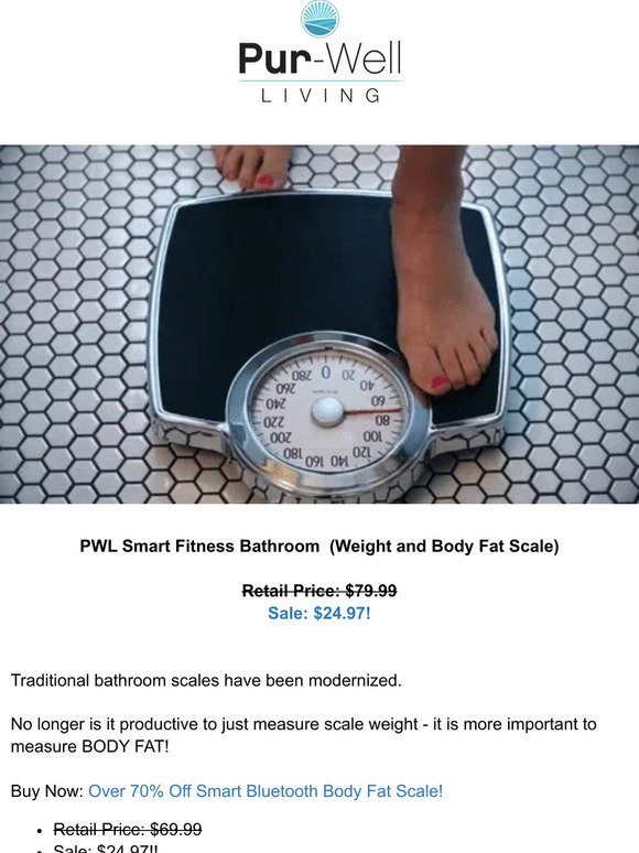 Pur-Well Living: Smart Scale Under $25 will Measure Body Fat! | Milled