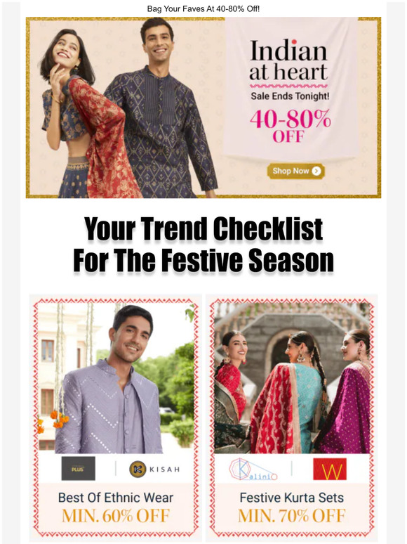 Myntra: Tap Once To Get Festive-Ready 💃🏻 | Milled