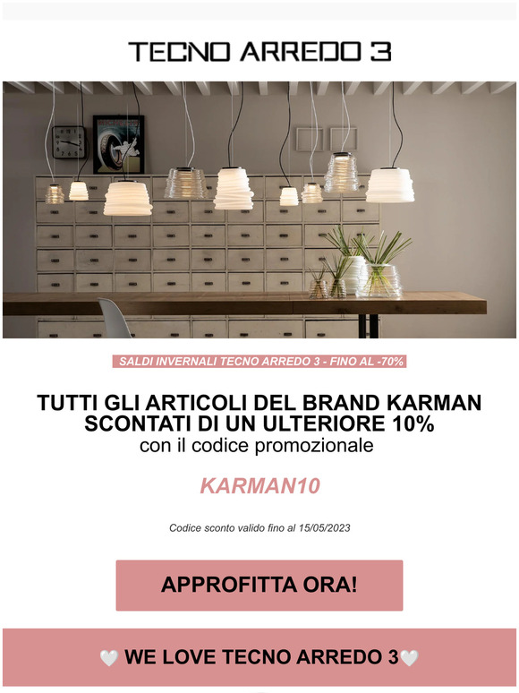 Tecnoarredo: 😍 Scopri la nuova linea Karman! | Milled