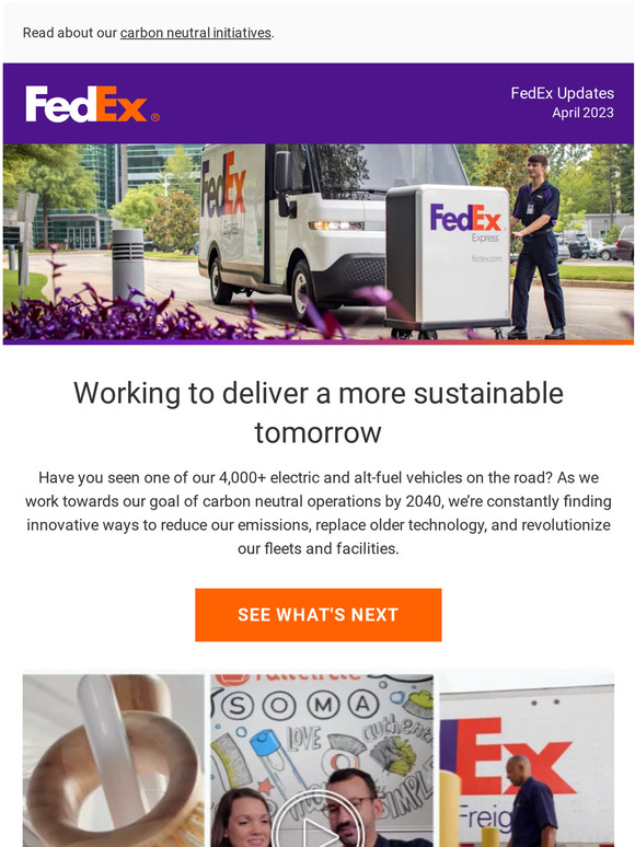 FedEx: We’re taking steps for a brighter tomorrow | Milled