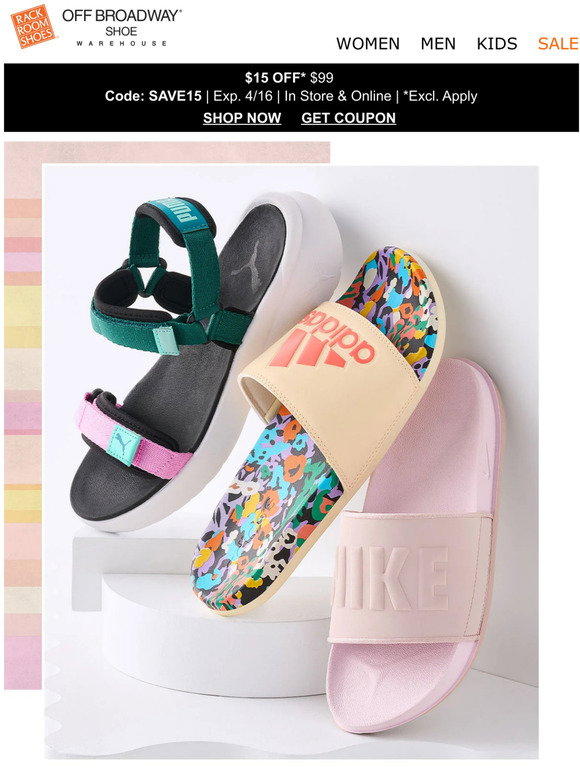 Rack Room Shoes: Stay comfy with these sporty sandals | Milled
