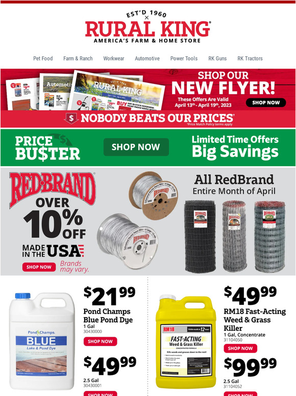 Rural King: Everything You Need For The Farm At The Best Prices! | Milled