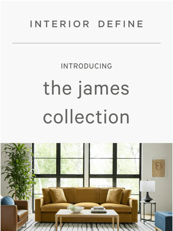 Interior Define: Get to know our James collection | Milled