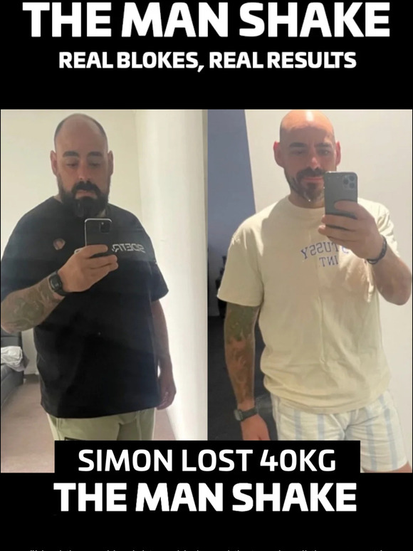 The Man Shake: Simon changed his life and lost 40kg! | Milled