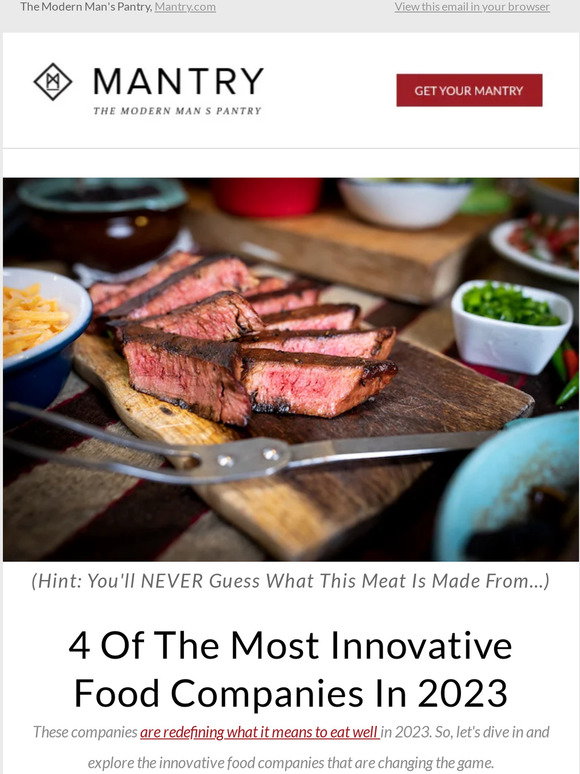 Mantry: 4 Most Innovative Food Companies In 2023 | Milled