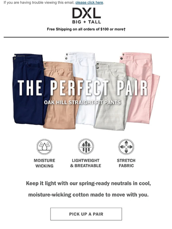 DXL Big + Tall: These Pants? Yea, They Go With Everything. | Milled