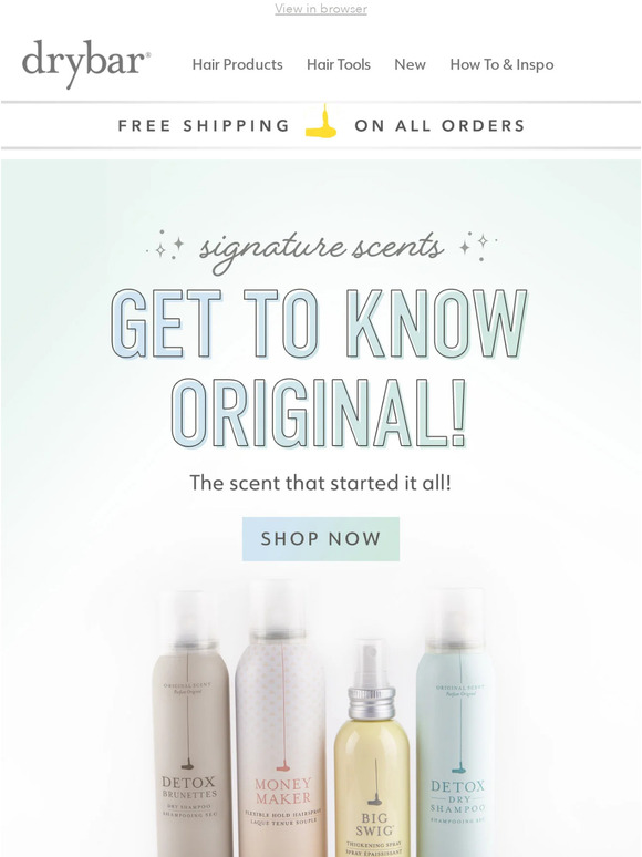 Drybar: Meet Our Original Scent 💙 | Milled