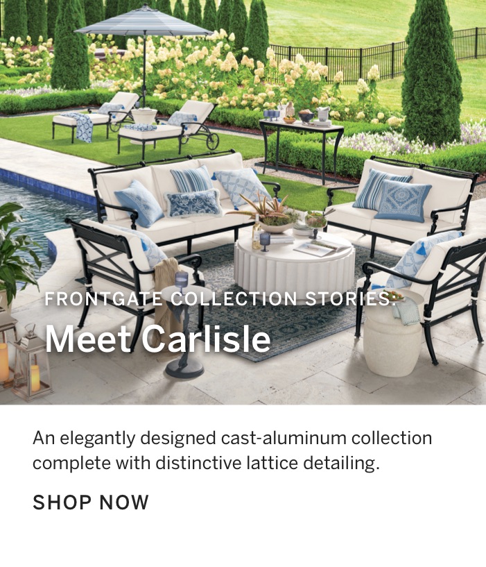 Frontgate: Frontgate Collection Stories: Meet Carlisle | Milled