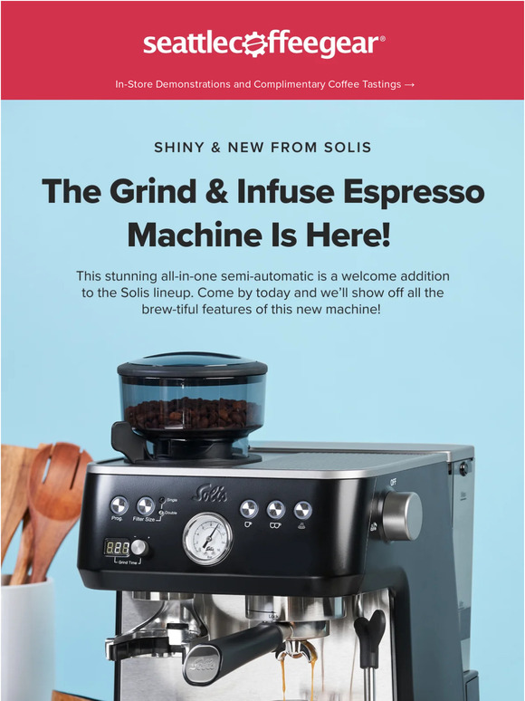 Seattle Coffee Gear: Celebrate the Solis Grind & Infuse All-in-One ...