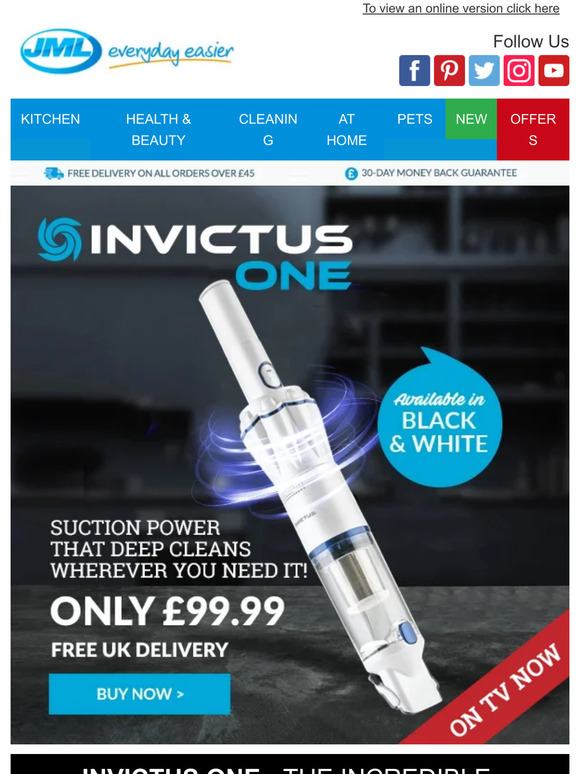 JML: Our incredibly powerful, cordless smart-slim vacuum | Milled