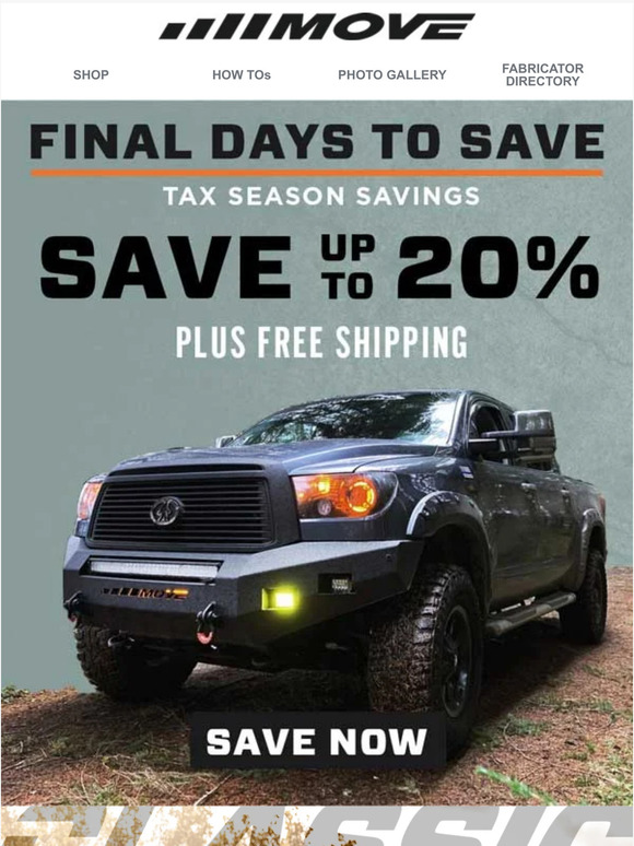 MOVE Bumpers: Final Days to SAVE 🤑 | Milled
