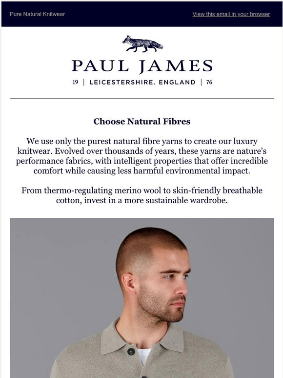 Paul James Knitwear: Why Wear Natural Fibres? | Milled
