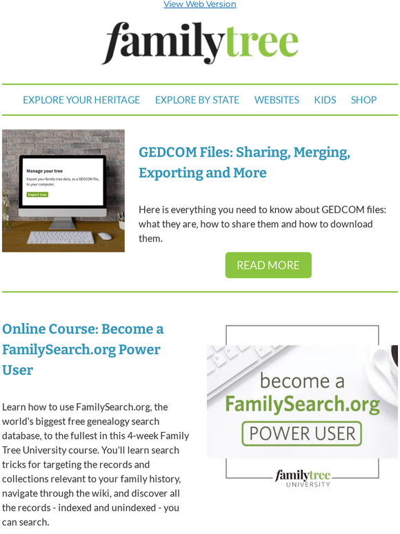 Family Tree Magazine: Sharing, Merging, and Exporting GEDCOMs | Milled
