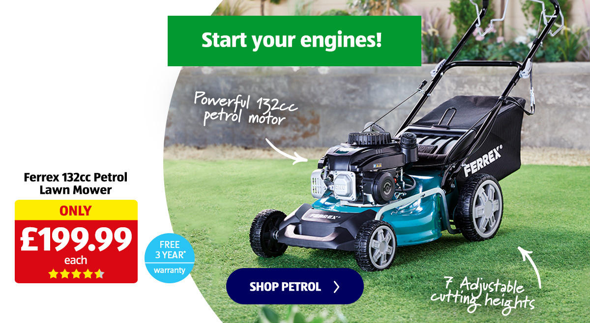 Aldi: Mow like a pro with Ferrex lawnmowers! | Milled