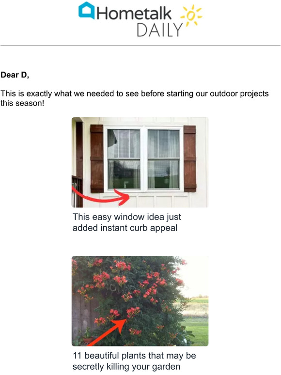 HomeTalk.com: Hang PVC pipes under your windows | Milled