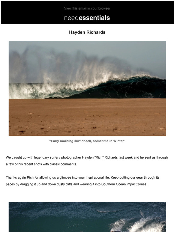 Need Essentials: Hayden Richards | Milled