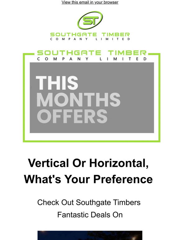 Southgate Timber: Southgate Timbers April Deal - ** Western Red Cedar ...