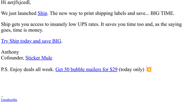 Sticker Mule: Introducing Ship 🚀 | Milled