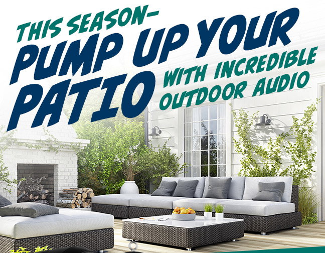 Parts Express: PUMP UP YOUR PATIO with incredible outdoor audio | Milled