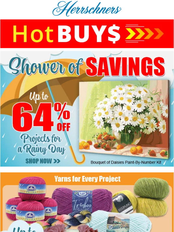 Herrschners: 😄 Can't Miss It—Up to 64% off Crafts! | Milled