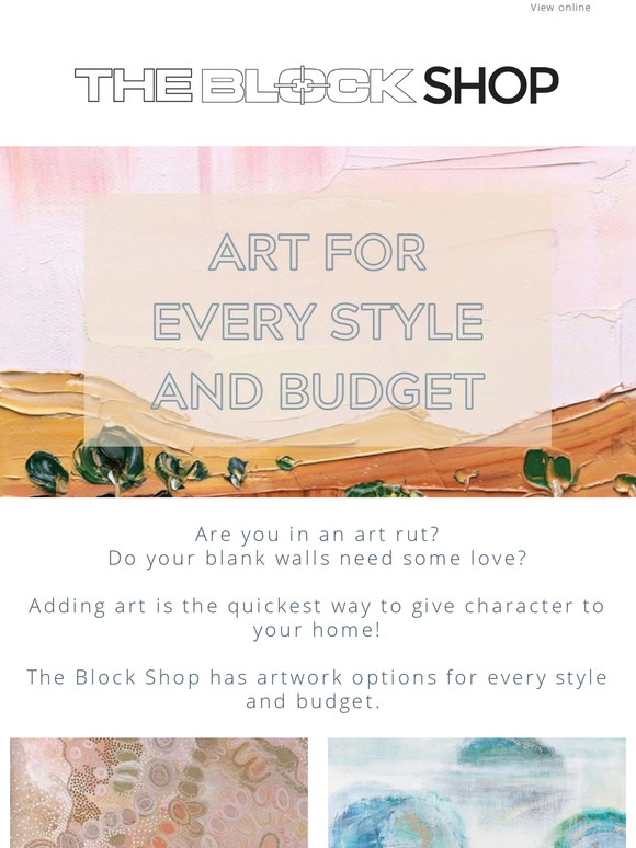 The Block Shop: Art for every style and budget PLUS Artist Spotlight on ...