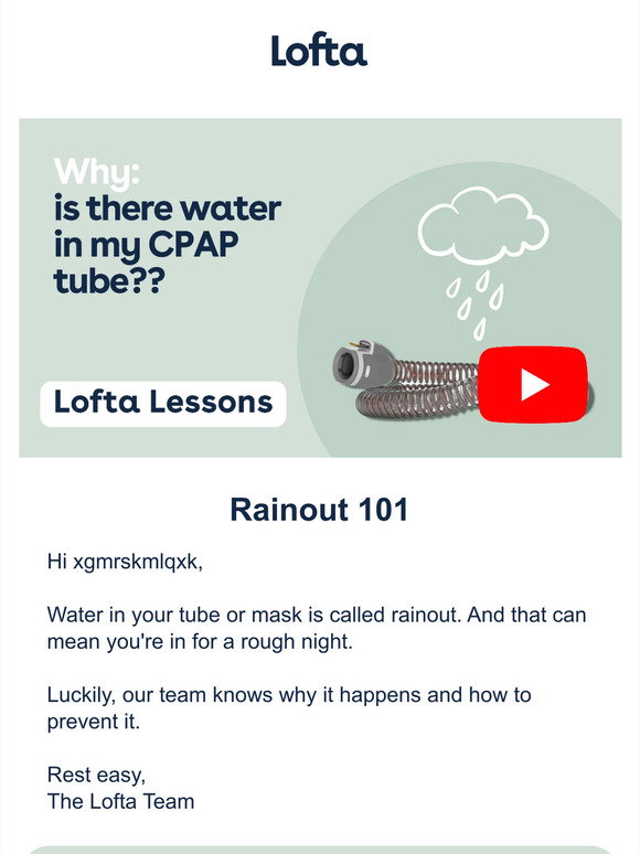 Lofta: 💦 Why is there water in my CPAP tube?? | Milled