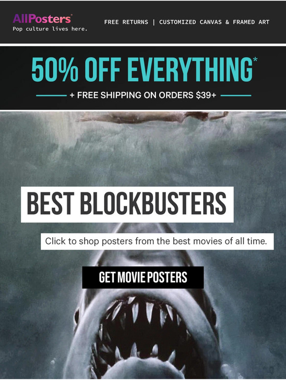 All Posters: Make your movie poster collection impressive. | Milled