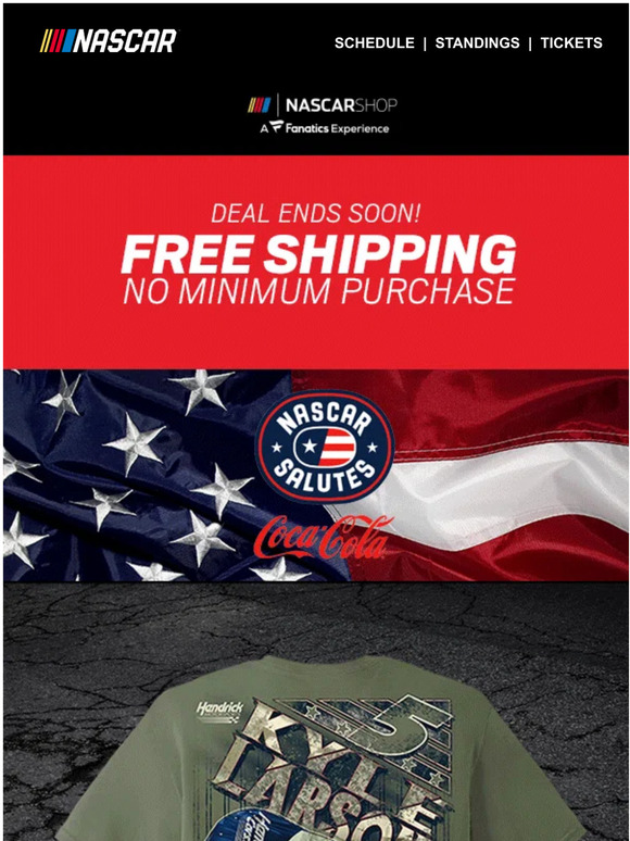 NASCAR: Rock Your National and NASCAR Pride with NASCAR Salutes! | Milled