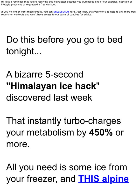 Critical Bench: Odd "ice hack" torches 13 lbs every week | Milled