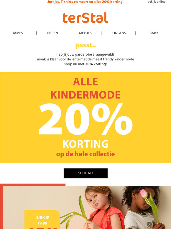 terStal: 🌞 Maak je klaar voor de zon: 20% korting voor kids! | Milled