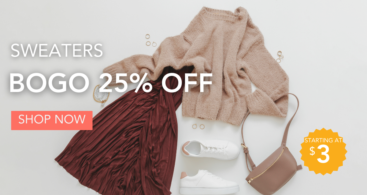Swap: 📣BOGO 25% OFF Sweaters + 10% OFF Women's Tops: Don't Miss Out! | Milled