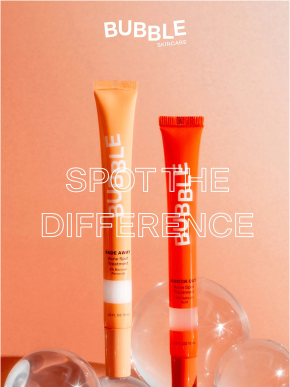 Bubble Skincare: Acne? We’ve got two new treatments for you to try ...