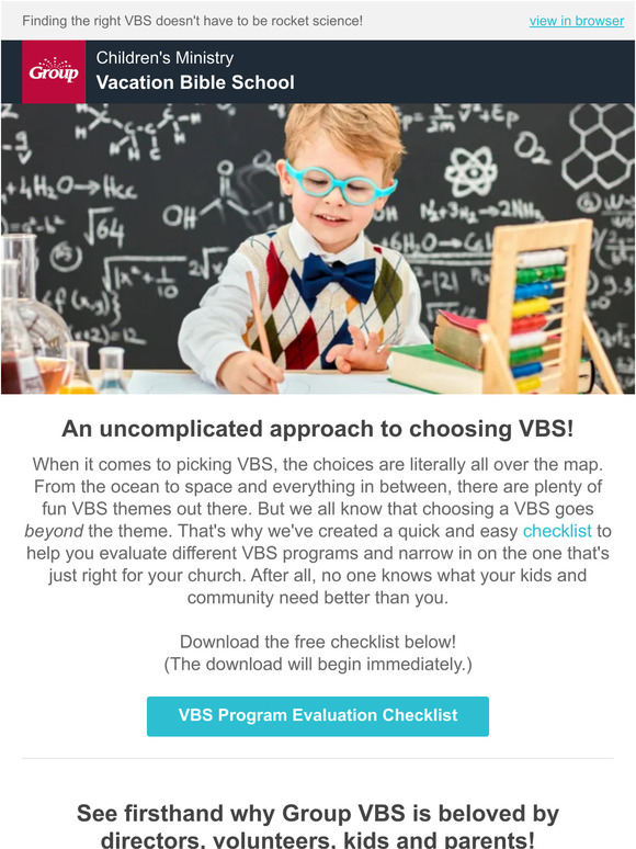 Group Youth Ministry: How to Choose VBS for your church | Free ...