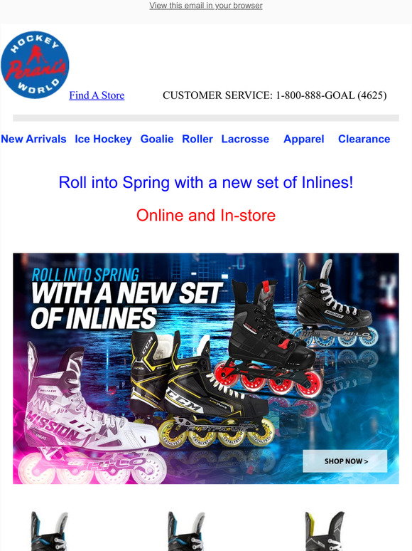 Perani's Hockey World: Roll into Spring with a new set of Inlines! | Milled
