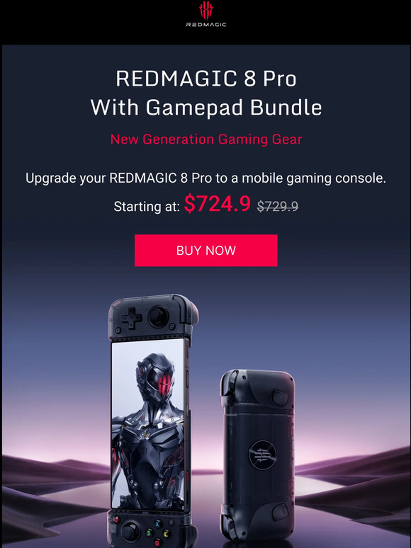 RedMagic: 🎮The REDMAGIC 8 Pro With Gamepad Bundle is Here | Milled