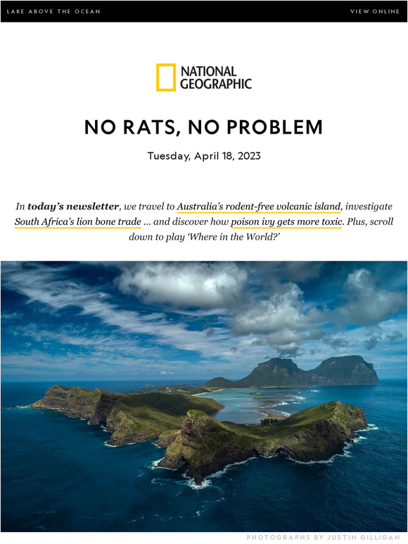 National Geographic: How this idyllic island is thriving after killing ...
