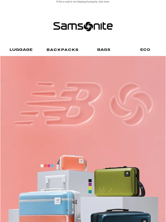 Samsonite: Introducing the New Balance | Samsonite collection | Milled