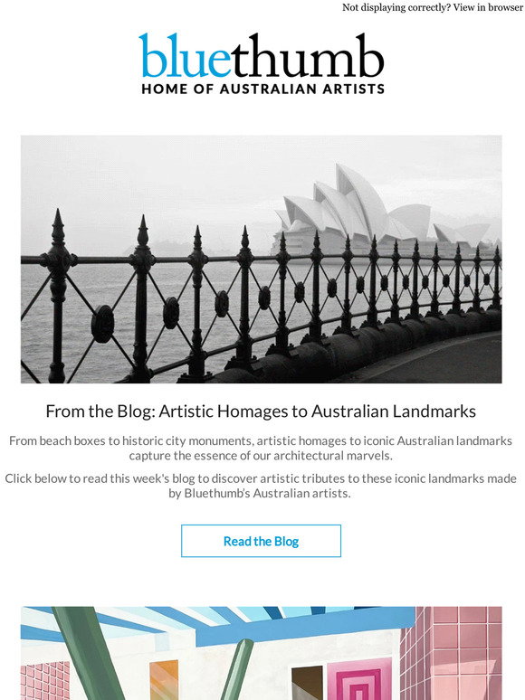 Bluethumb: Homages to iconic Australian landmarks 🐨 | Milled