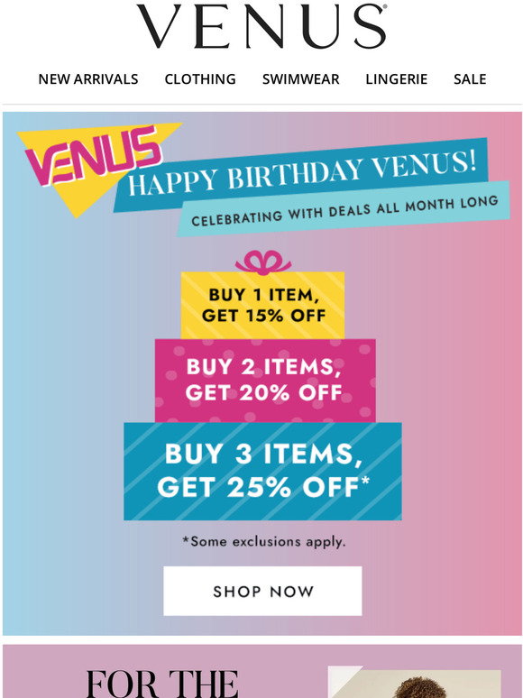 VENUS: Say Yes to Savings This Wedding Season! | Milled