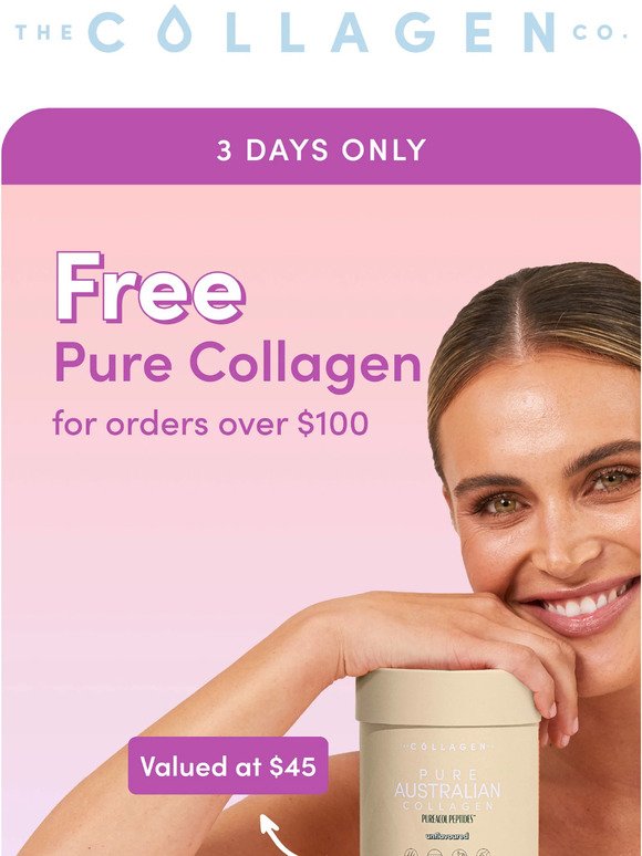 The Collagen Co.: [Action Required] Claim your FREE Collagen | Milled