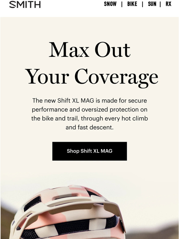 Smith Optics: This is huge: Introducing the Shift XL MAG | Milled