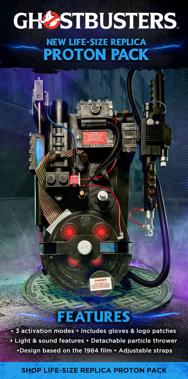 Spirit Halloween: 🚨 NEW life-size Ghostbusters Proton Pack! | Milled